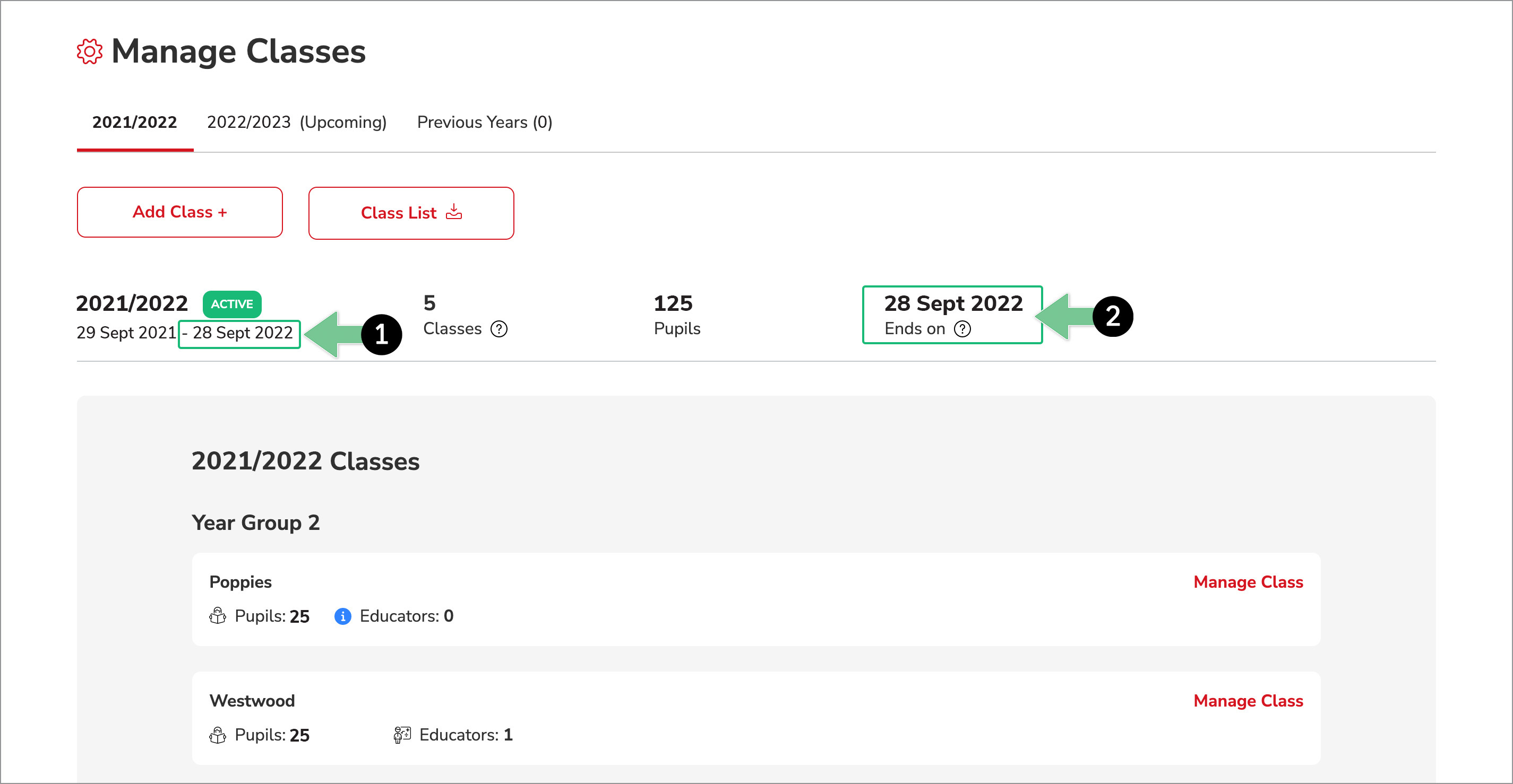 A guide to the automatic academic year rollover procedure
